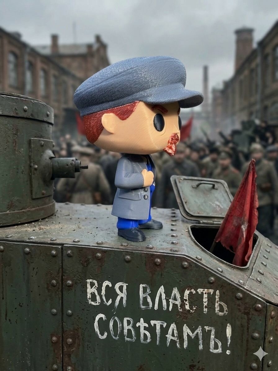 Фигурка Ленин в кепке — фото 1