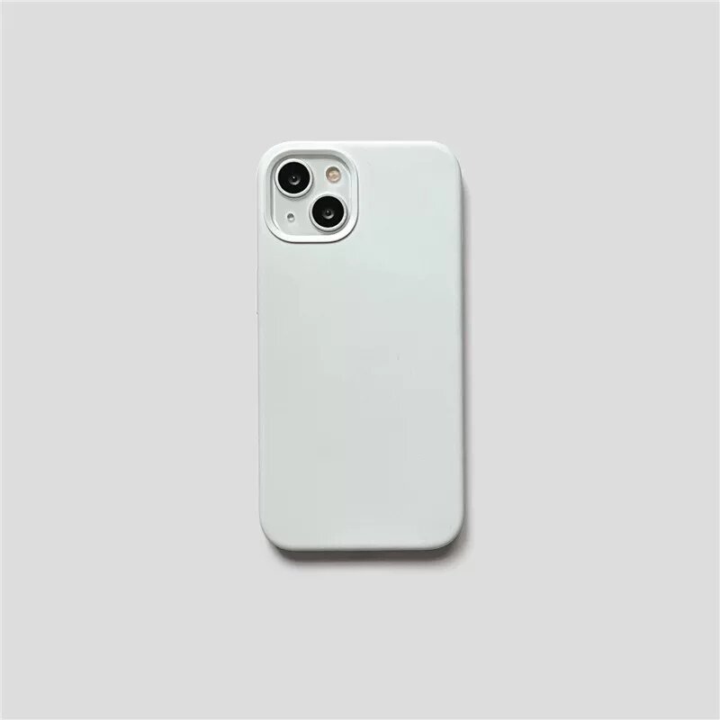 Ретро силиконовый чехол с бархатной подкладкой для iPhone Air Чистый белый