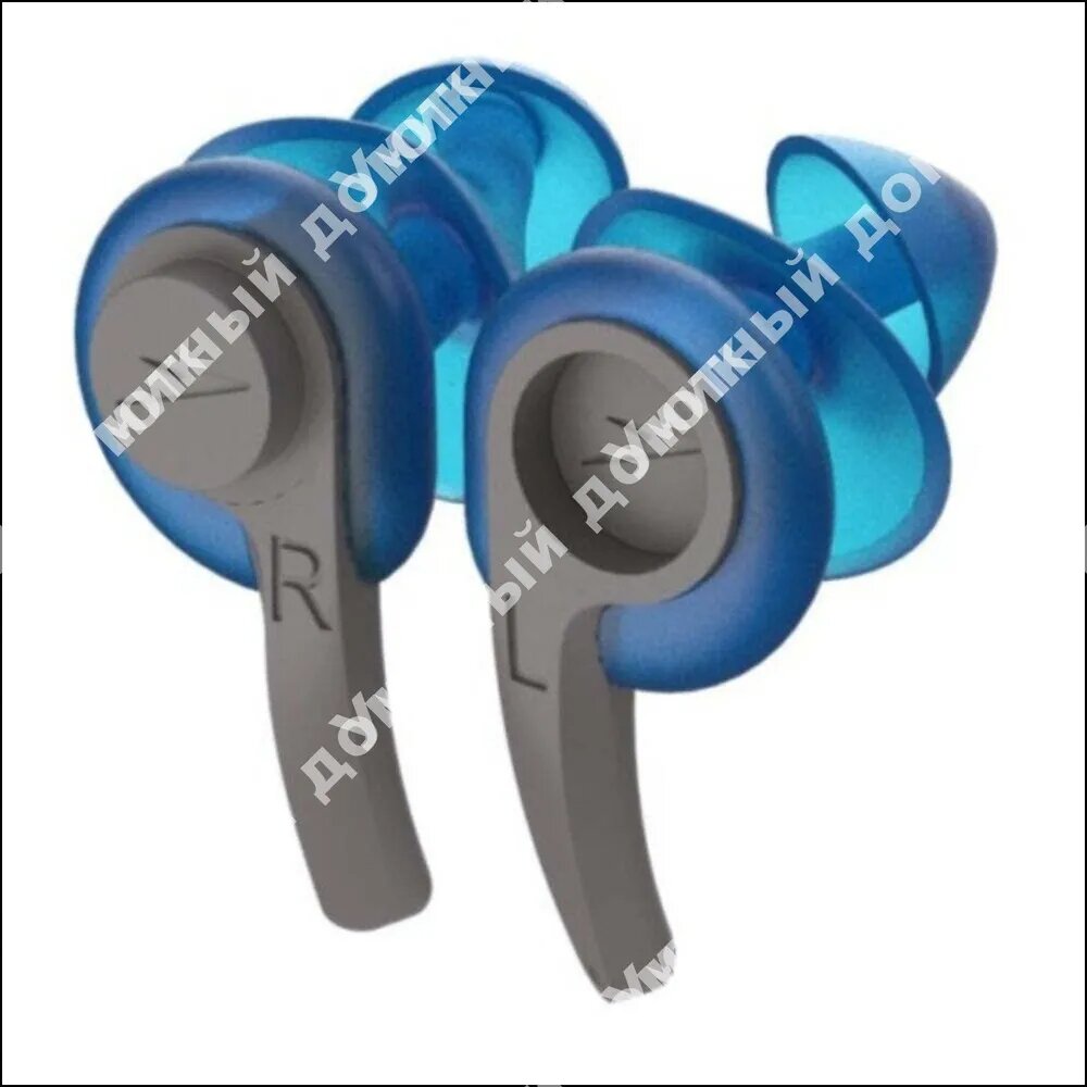 Speedo Беруши для плавания Biofuse Aquatic Earplug NEW эргономичный дизайн для максимального комфорта Синий, белый — фото 1