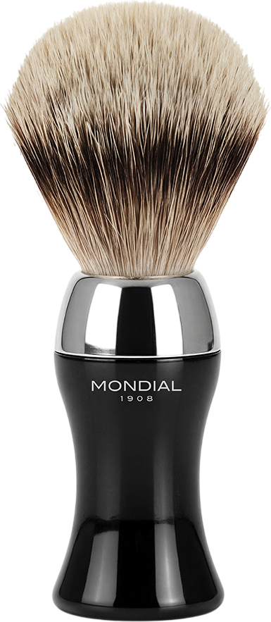 MONDIAL Помазок для бритья "Наследие", черная смола Heritage Shaving Brush Black Resin 300ml