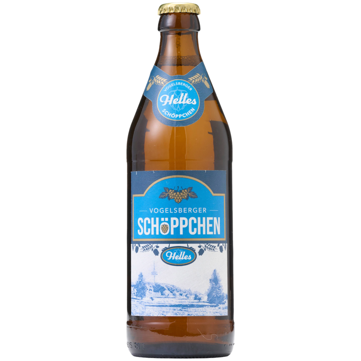 Пиво Vogelsberger Schoppchen Helles светлое 0,5 л