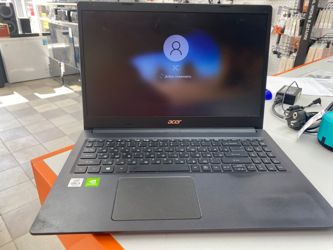 Ноутбук Acer Aspire 3 A315-57 Intel Core I3-1005G1 / RAM 8 GB / NVIDIA GeForce MX330 / SSD 512 GB, б/у, уценка
