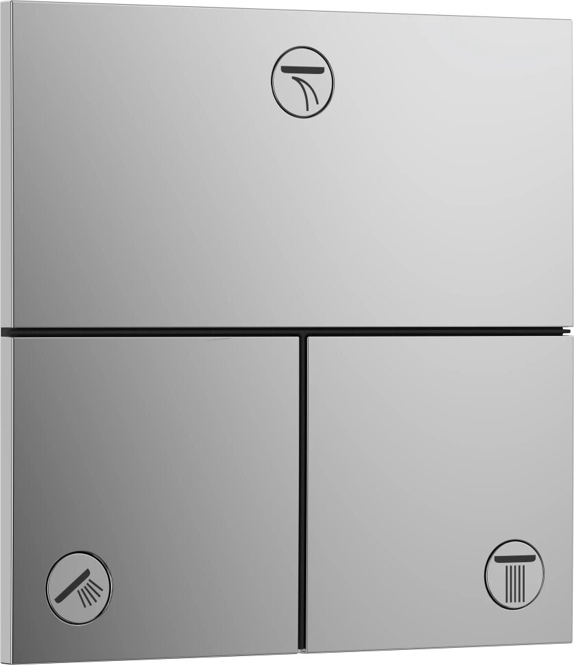 Переключатель на 3 положения Hansgrohe ShowerSelect Comfort E 15573000 хром