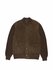 Куртка Slowear Suede-panelled bomber jacket, размер 50, brown