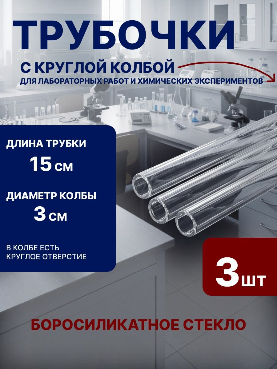 Колбы для лабораторных работ, боросиликатное стекло