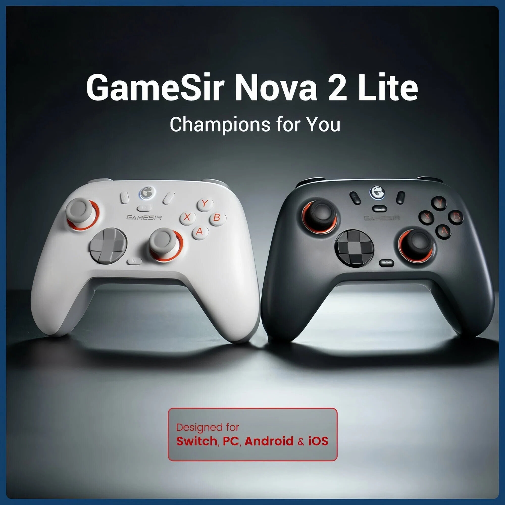 Контроллер GameSir Nova 2 Lite, универсальный, для Switch, ПК, мобильных устройств
