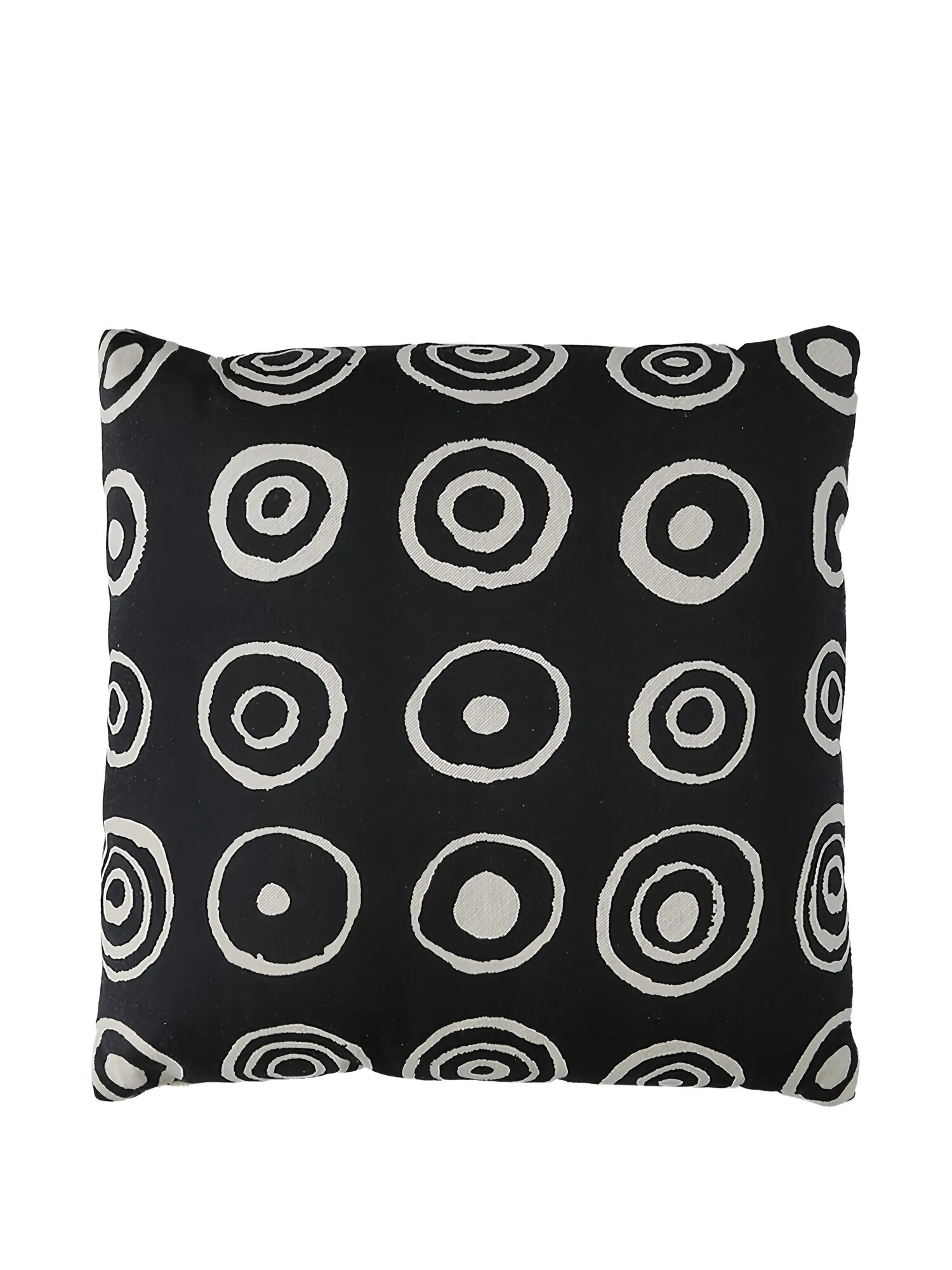 Жаккардовая подушка с узором, OneSize , black/black