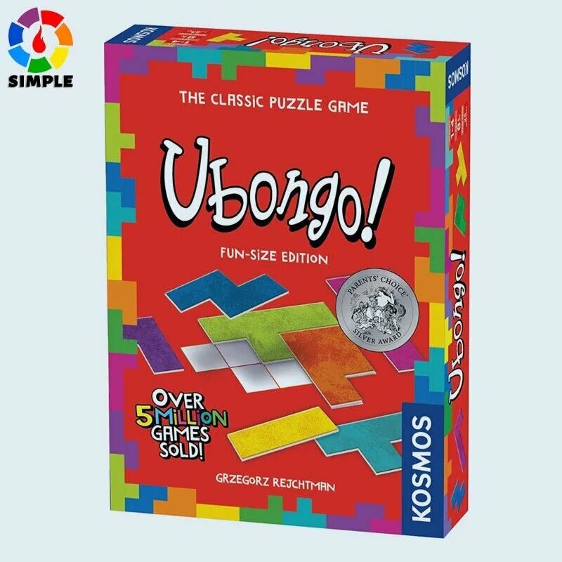 Ubongo Travel Edition Board Game Карточная игра Настольная игра