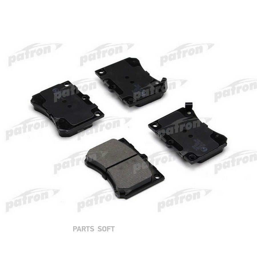 Колодки тормозные дисковые передн MAZDA: 323 C IV 89-93, 323 C V 94-98, 323 F IV 89-94, 323 F V 94-98, 323 F VI 98-04, 323 P V 96-, 323 S IV 89-94, 323 S V 94-98, 323 S VI от официального дистрибьютора, PATRON, артикул PBP714