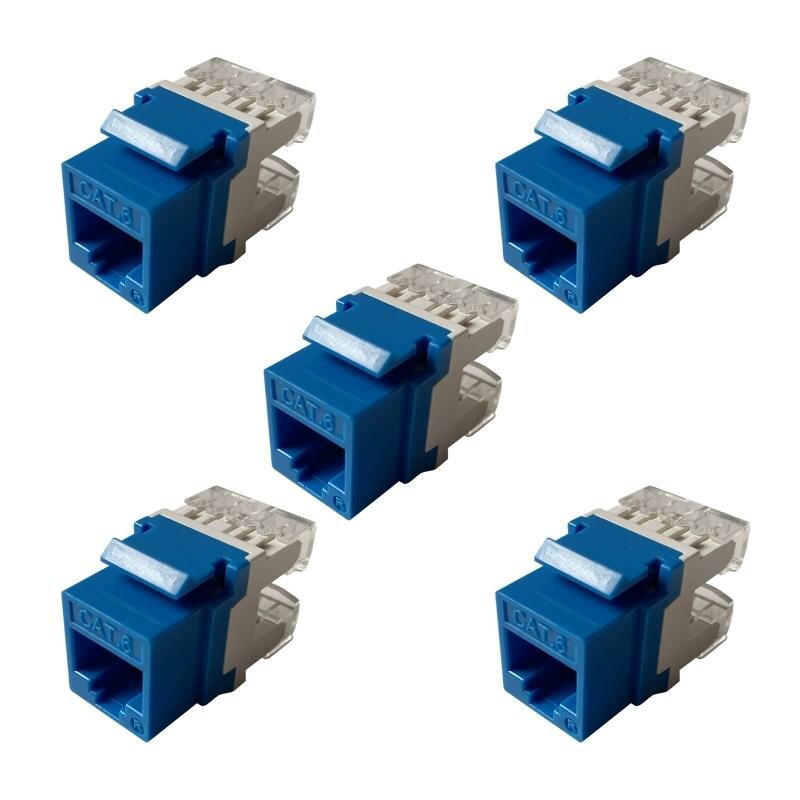 Ethernet-розетка для стены, Синий
