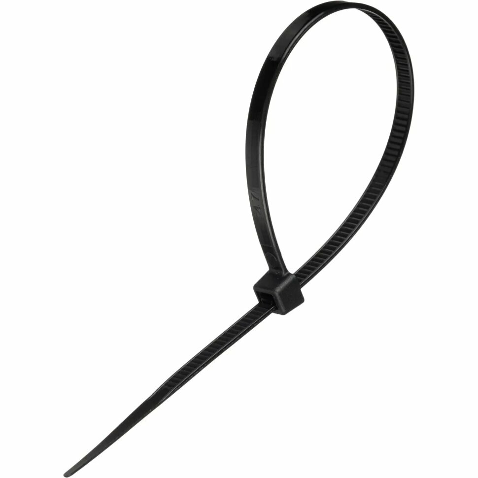 Стяжка (хомут) 200 мм x 4,5 мм, Bigtech BT-CT-200-45-B, нейлон, черн,100 шт/уп, 2157525