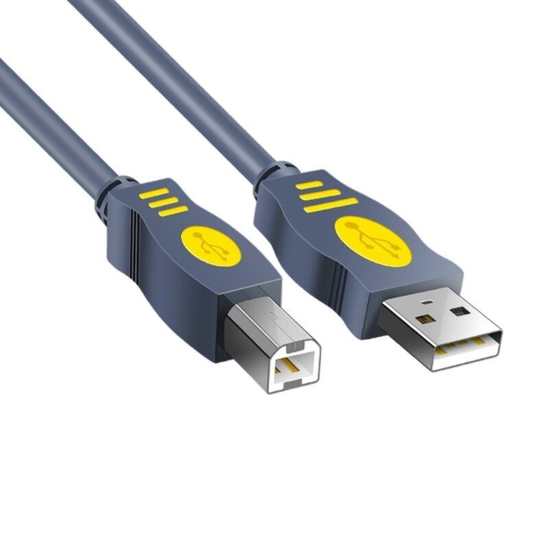 Соединительный кабель USB2.0 с квадратным портом USB для высокоскоростной печати с защитой от помех соединительный кабель с магнитным кольцом-3 м