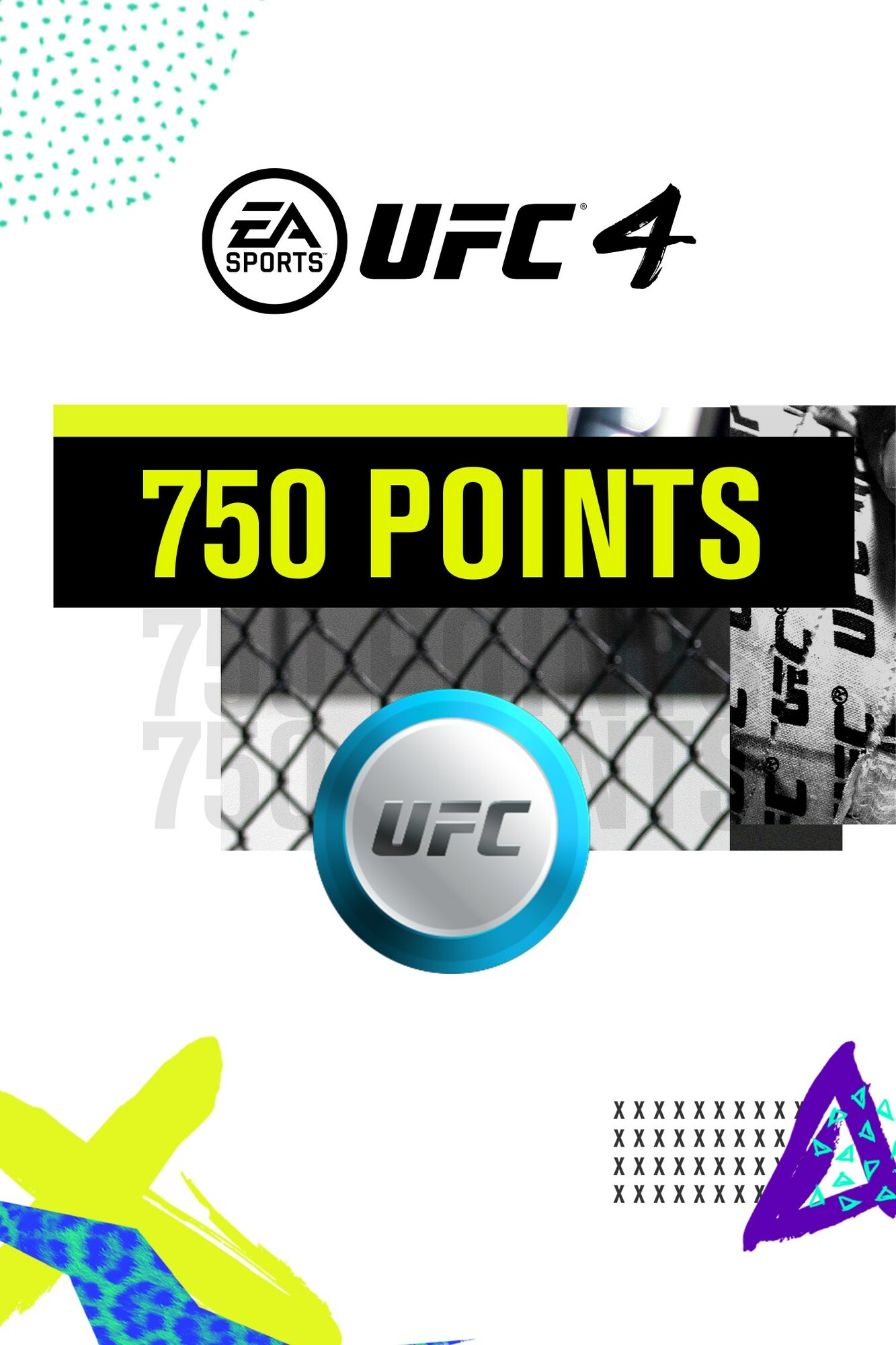 UFC® 4 - 750 UFC POINTS — дополнение (DLC) — дополнение (DLC) для Xbox / Microsoft Store · Xbox · цифровой ключ · нужна базовая игра
