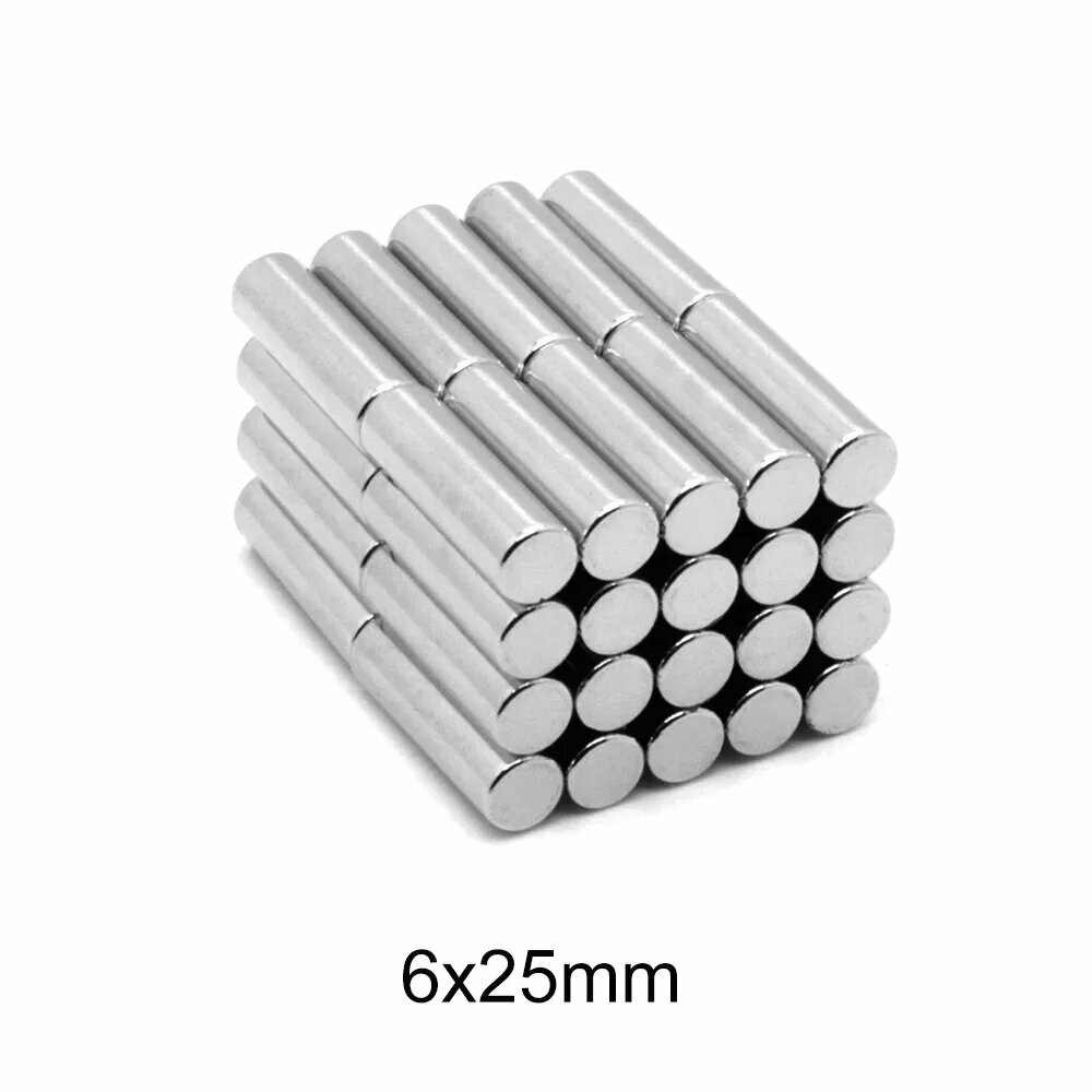 Неодимовый диск magnet 6x25 мм 5PCS