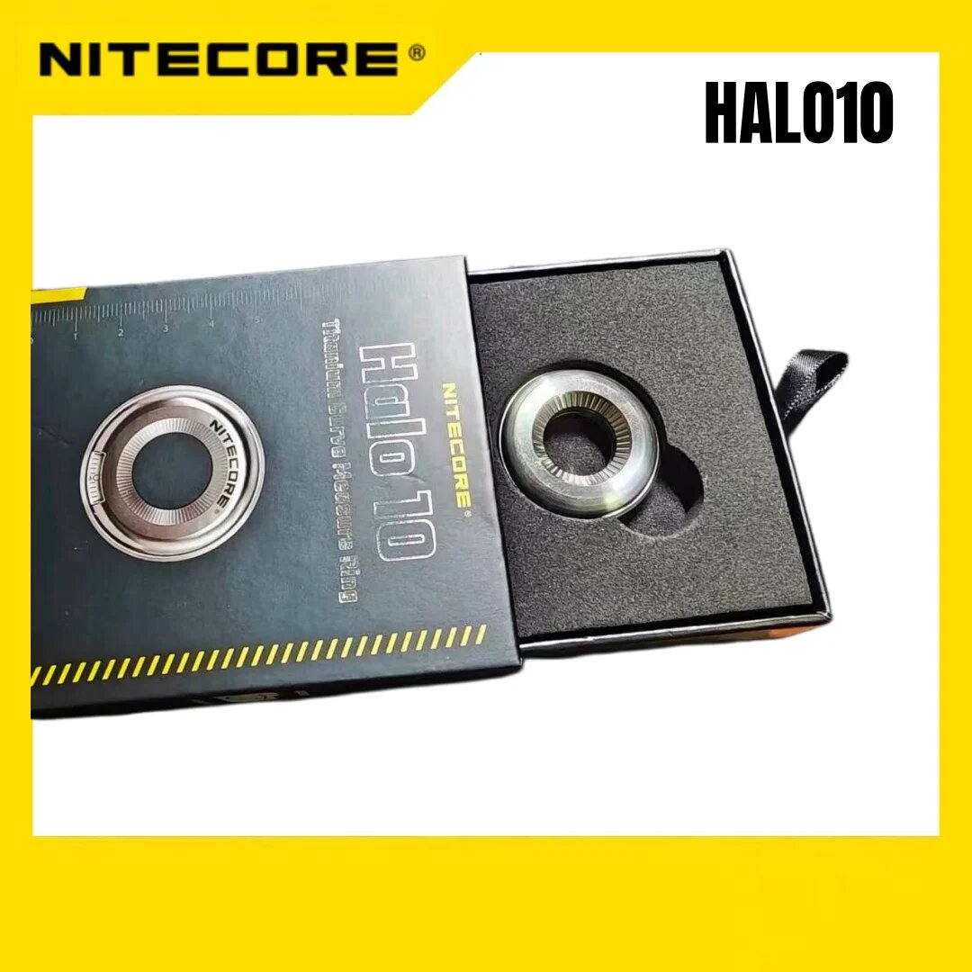 Кольцо из титанового сплава Halo 10, измерительный инструмент Nitecore Curve Measure 10CM, EDC-игрушка, подвеска, украшение