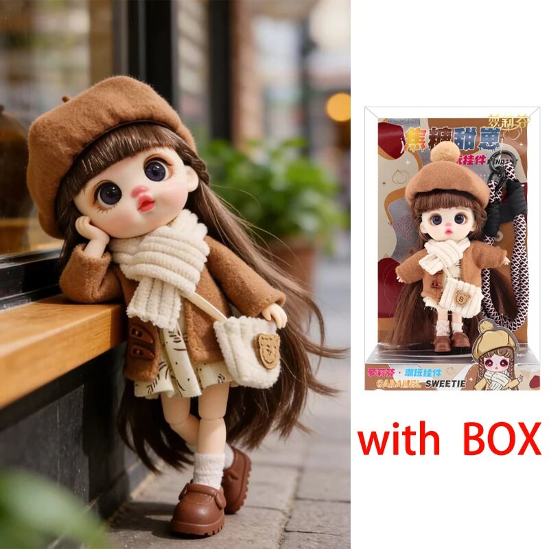 Whiteroom BJD кукла 13 см Бежевый, Caramel Doll 1, Dark colored eyes — фото 1