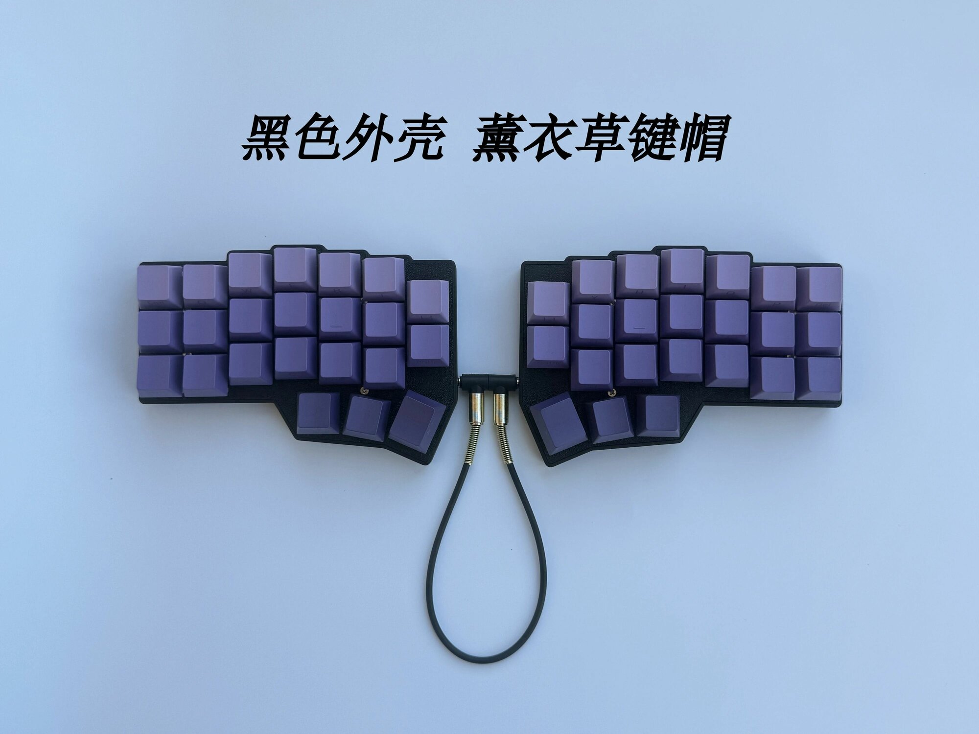 Corne Crkbd V4.1 Черная Проводная Раздельная Клавиатура С Поддержкой Горячей Замены RGB.