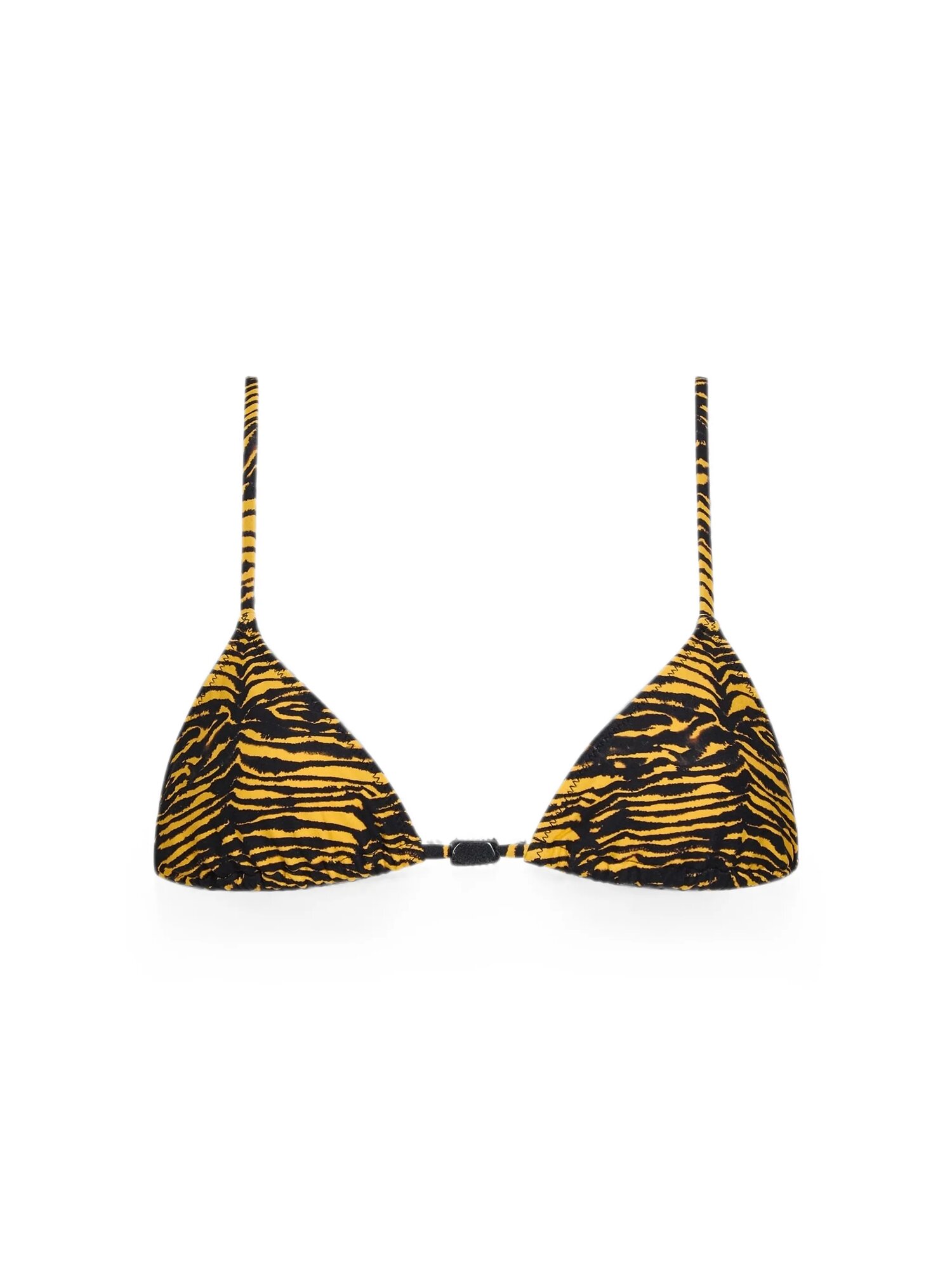 Купальник Tropic of C Equator tiger-print bikini top, размер 40, светло-желтый — фото 1