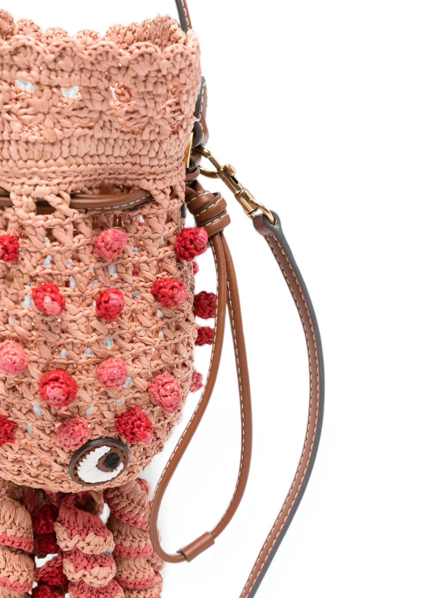 Сумка Anya Hindmarch Squid raffia bucket bag — фото 1