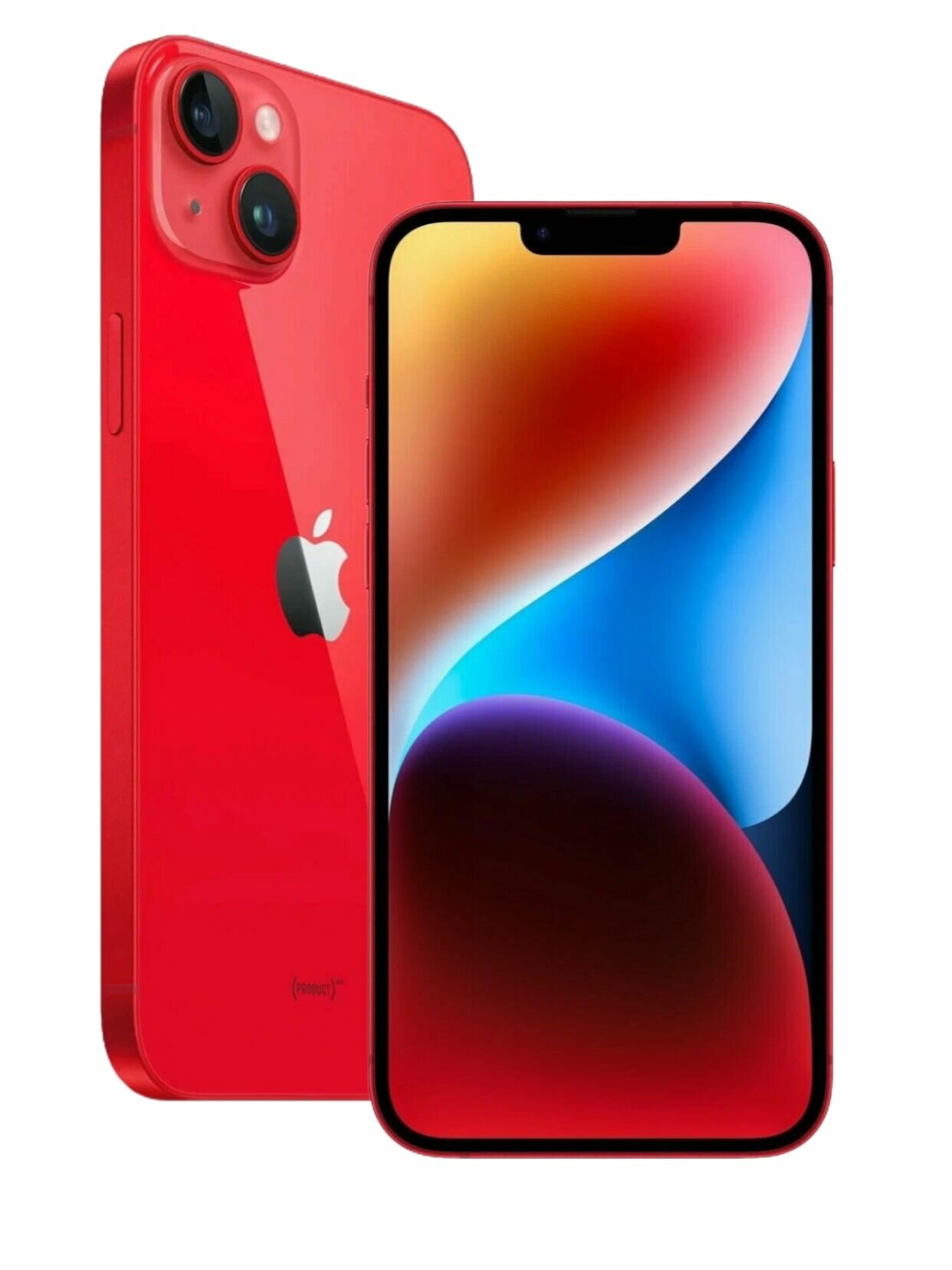Смартфон айфон iPhone14 128ГБ, двойная SIM-карта, красный , новое
