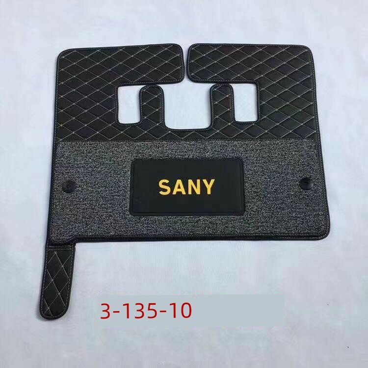 Черный коврик для кабины экскаватора Sany 135-9/155H стандарт выхлопов Китай 3