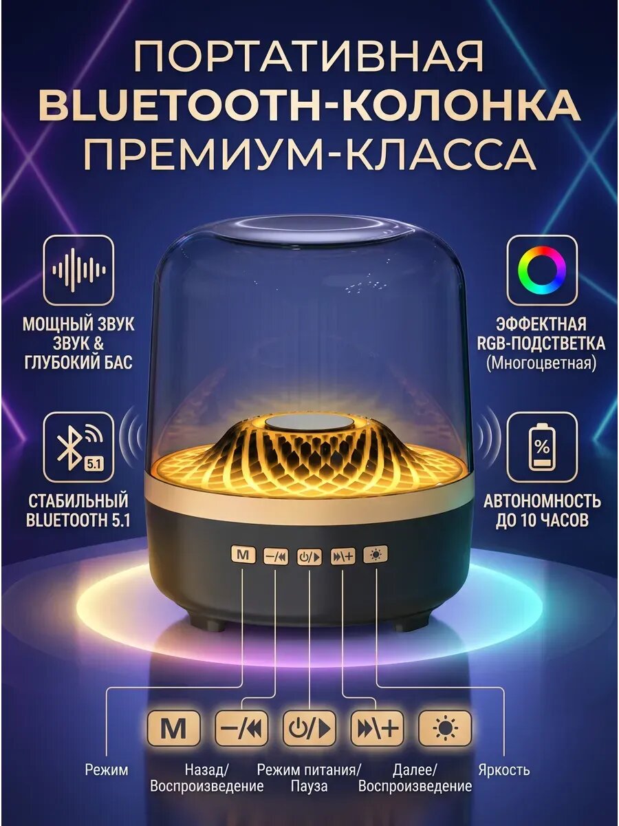 Умная колонка Капсула с Марусей MRC02GY, большая