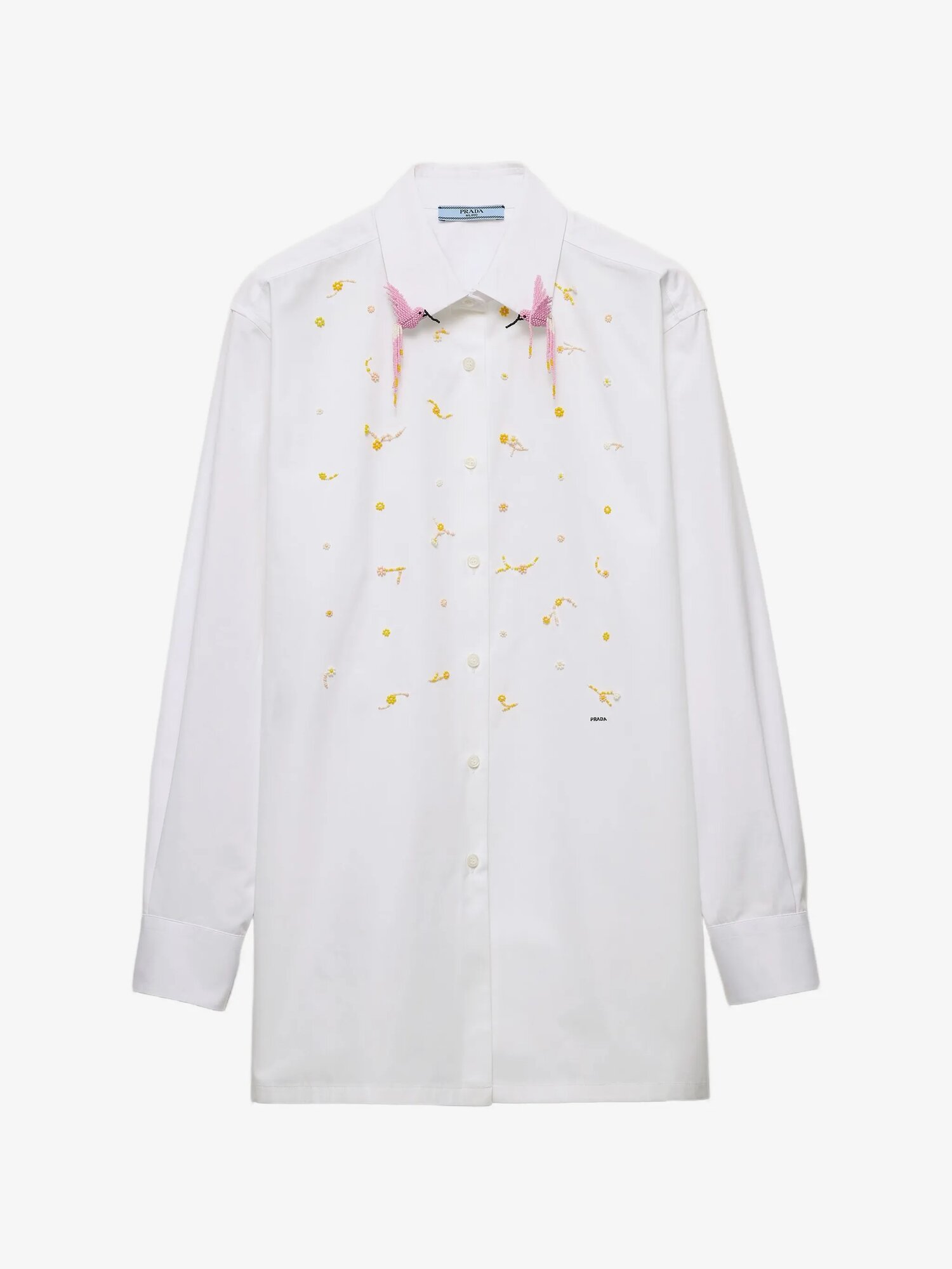 Рубашка Embroidered poplin shirt