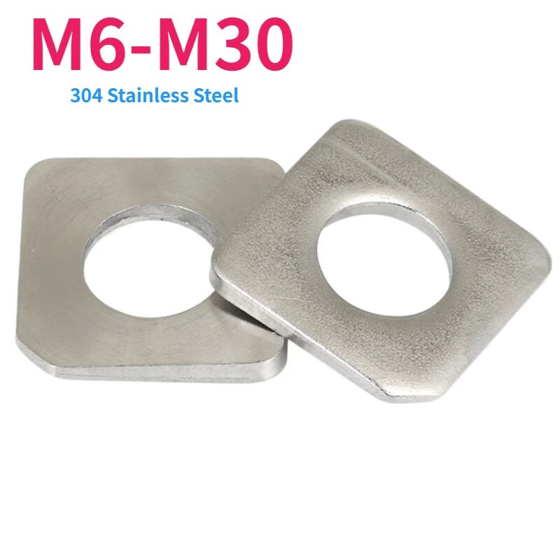 Шайбы квадратные конические из нержавеющей стали M6-M30 M12