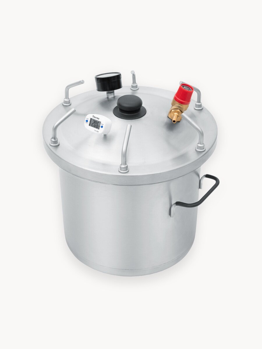 Автоклав Helicon Булат 15 литров, для домашнего консервирования, на пару и на воде, заготовки, приготовление