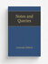 Notes and Queries | Journals Oxford | Репринт