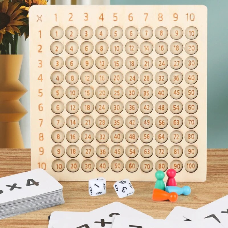 Деревянная игра Монтессори «Умножение» для детей 6-12 лет NB156C3
