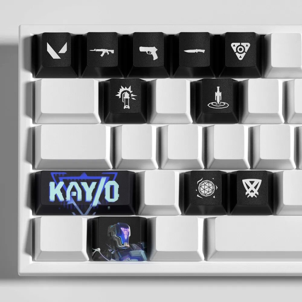 Valorant KAYO/ PBT Keycaps 11 Клавиш/ Кейкапы для механической клавиатуры