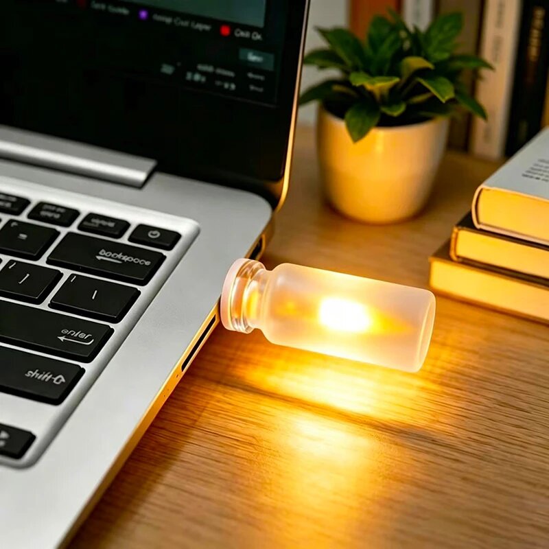 USB-лампа "Пламя", цвет: lz ms