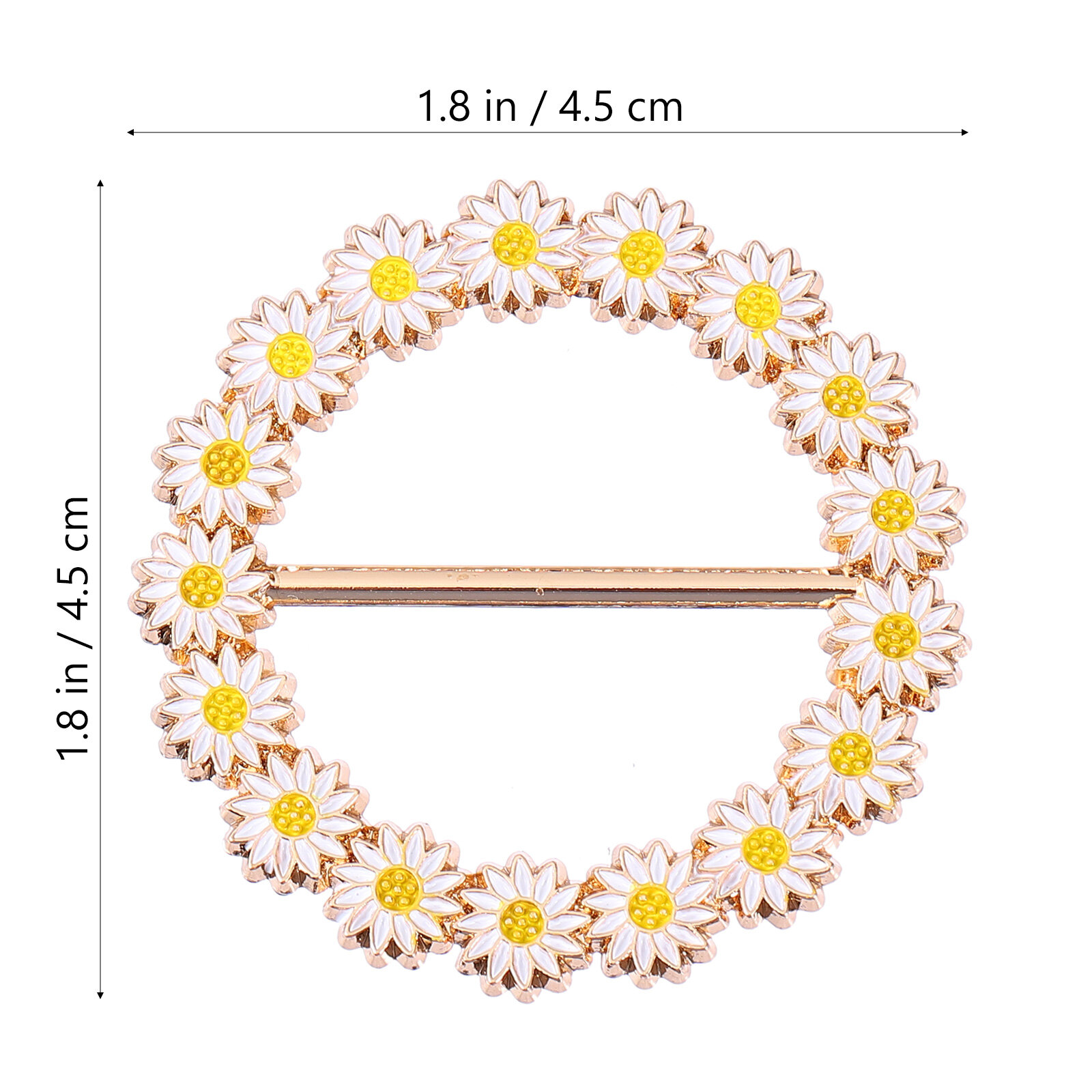 2 Штуки Креативные Броши В Forme Цветов Для Шарфов И Одежды 4 5X4 5X1Cm
