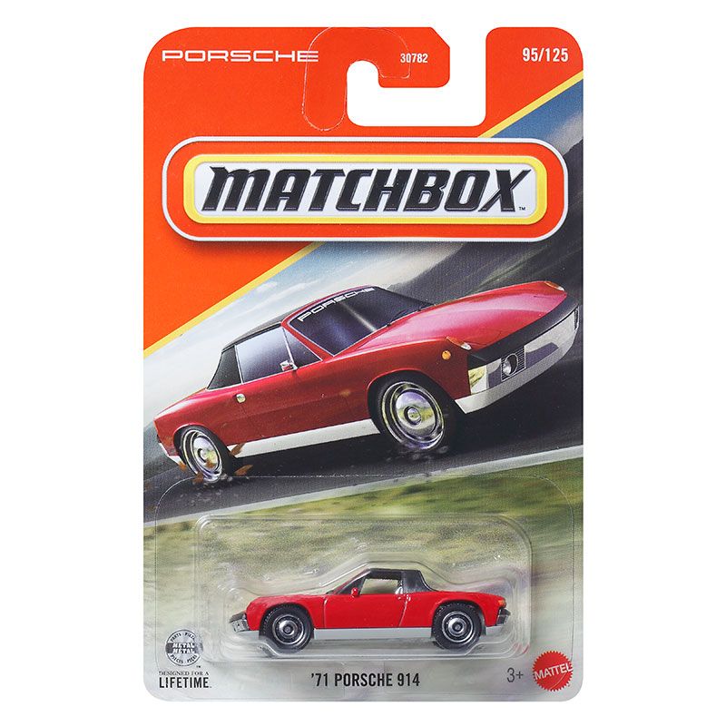 Машинка Matchbox Toys 1:64 Scale Die-Cast Basic Car 30782 1971 Porsche 914