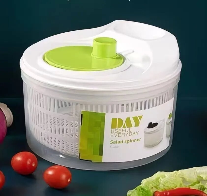 Сушилка для салата, зелени 1 ярус, 4.5 л