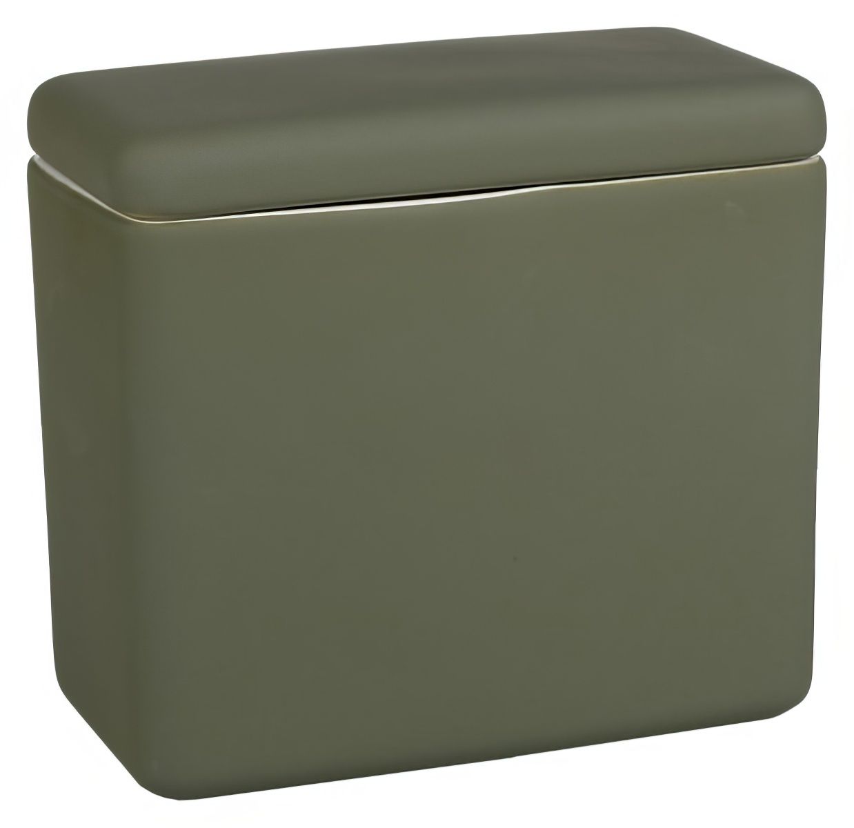 Контейнер для аксессуаров VITARTA Green matte керамика хаки