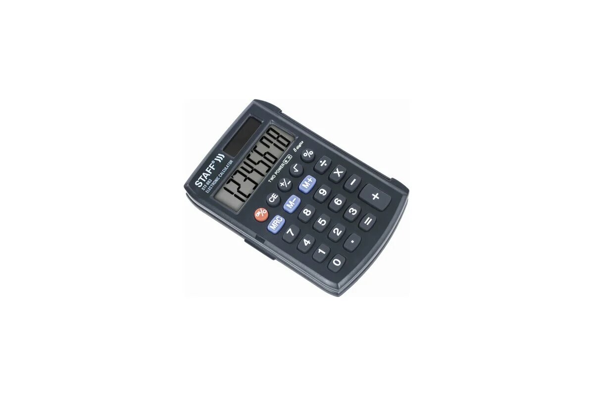 Карманный калькулятор STAFF STF-883 95х62мм, 8 разрядов, двойное питание, 250196