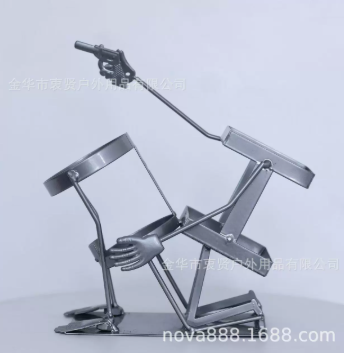 Подставка держатель для винных бутылок, Skull Coke and Wine Bottle Stand, Креативная подставка для демонстрации напитков, Идеальный компаньон для дома или мужской пещеры