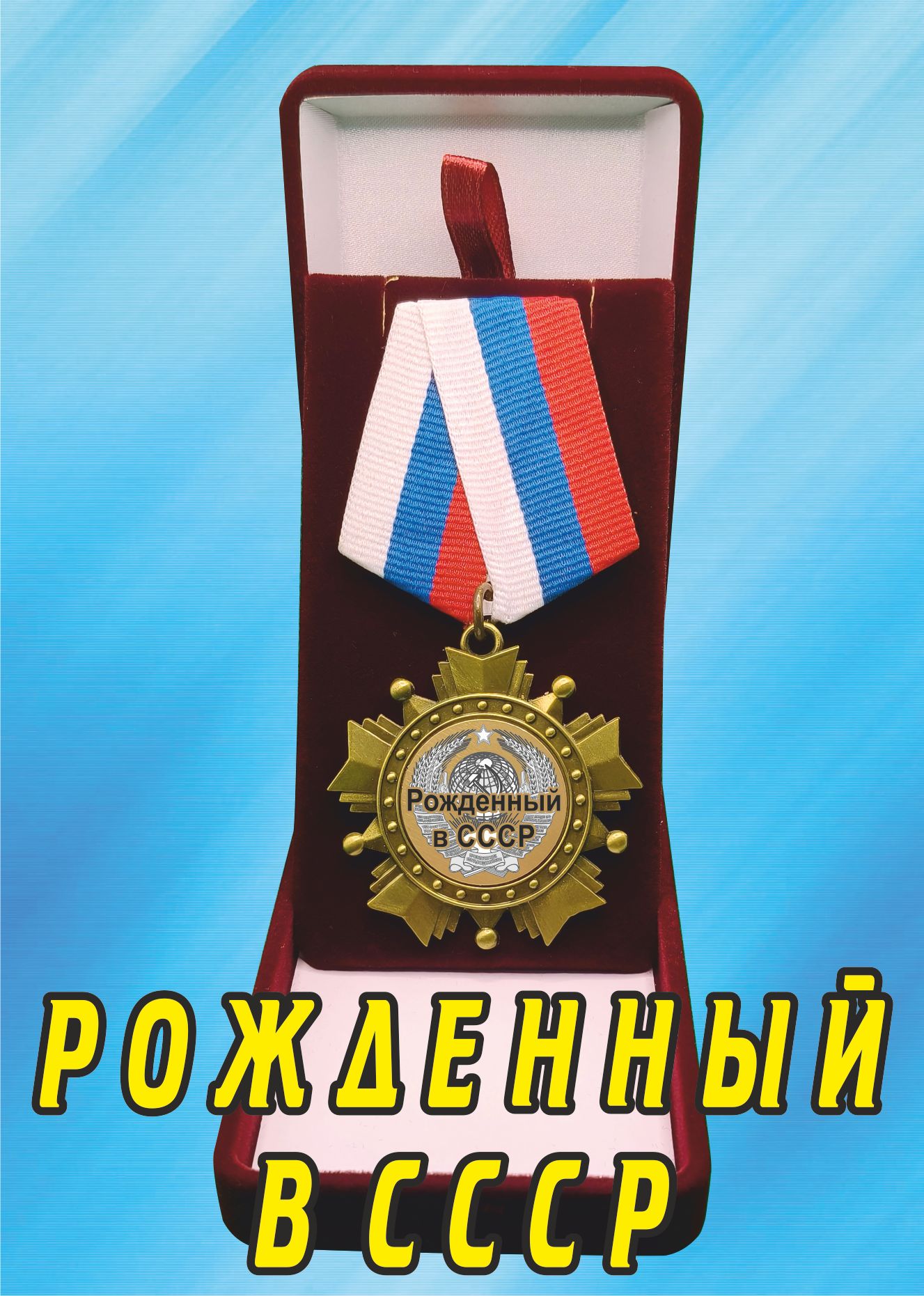 Медаль орден "Рожденный в СССР".