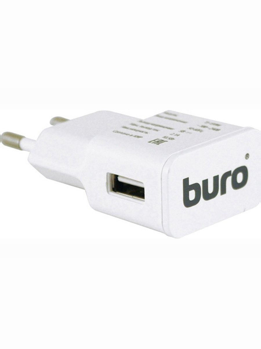 Сетевое зарядное устройство Buro TJ-159w 2.1A, белый