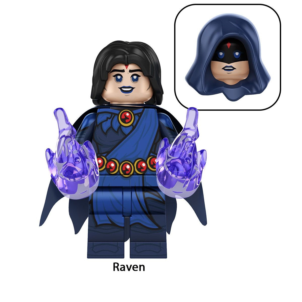 Минифигурок / DC-Teen Titans/Raven/.1 шт.(высота-4.5cm)