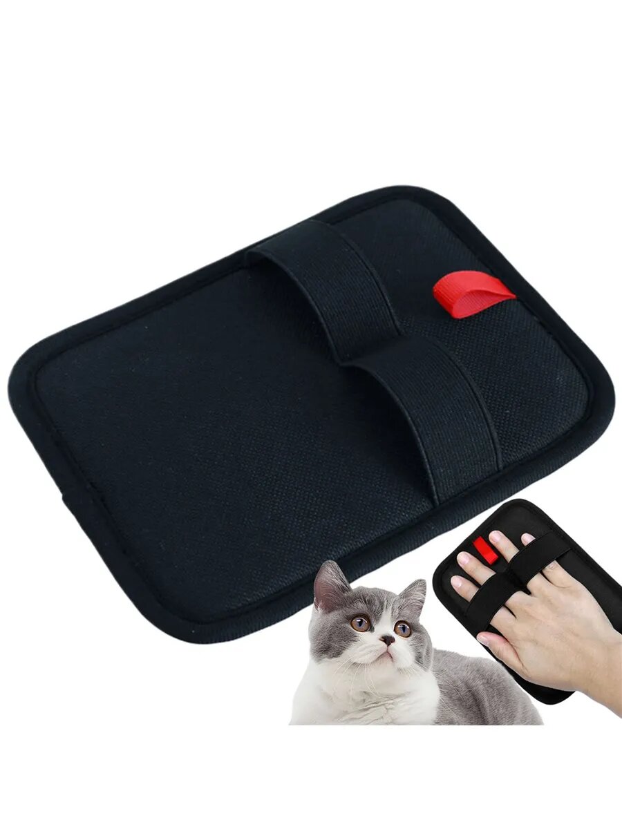 Pet DeShedding Glove, статические перчатки для удаления для