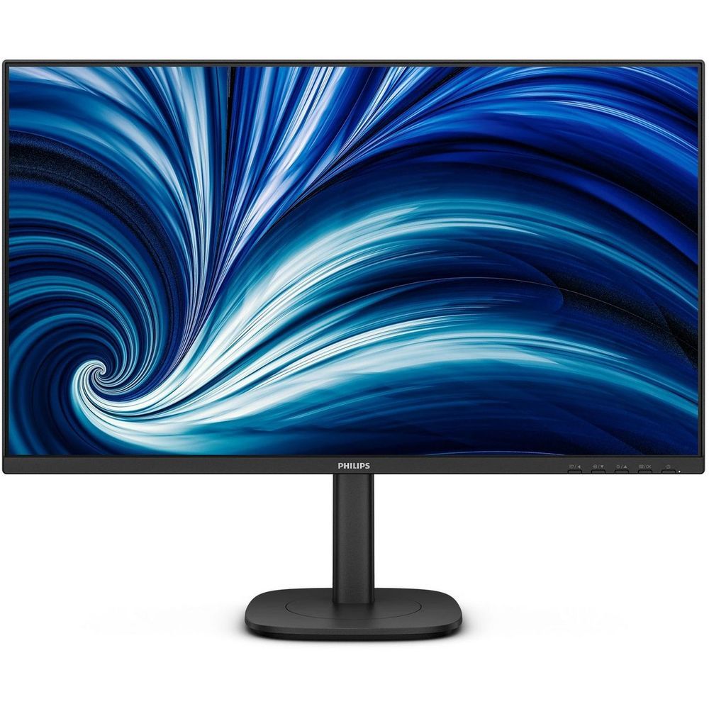 Монитор 27" PHILIPS 27B2U3601 Black (IPS, 2560x1440, 120Hz, 4 ms, 178°/178°, 350 cd/m, 1500:1, +HDMI 2.0, +DisplayPort 1.4, +4xUSB 3.2, +USB Type-C (90W), +RJ45, +MM, Pivot)