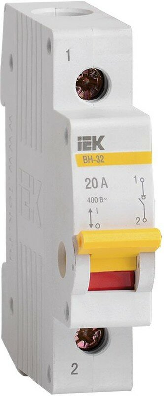 Выключатель нагрузки ВН-32 20А 1П Karat IEK MNV10-1-020