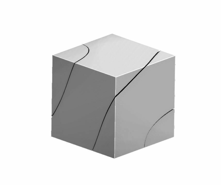 3D-пазл сборный кубический, PLA, 3D-печать, арт. PZ-PUZ-PR-135184