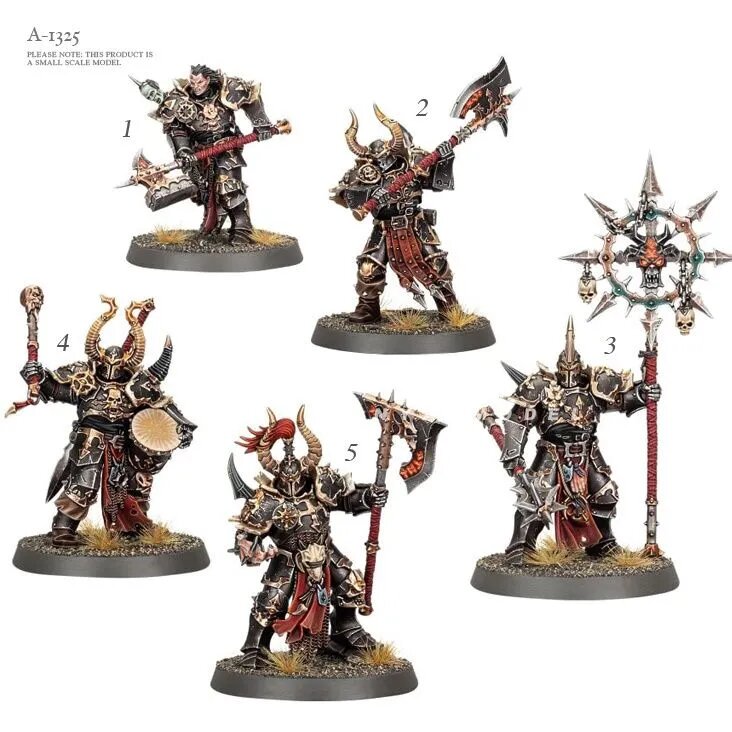 Chaos Chosen Beginner practice Warhammer 40K Смоляная модель (не собрана, не окрашена)