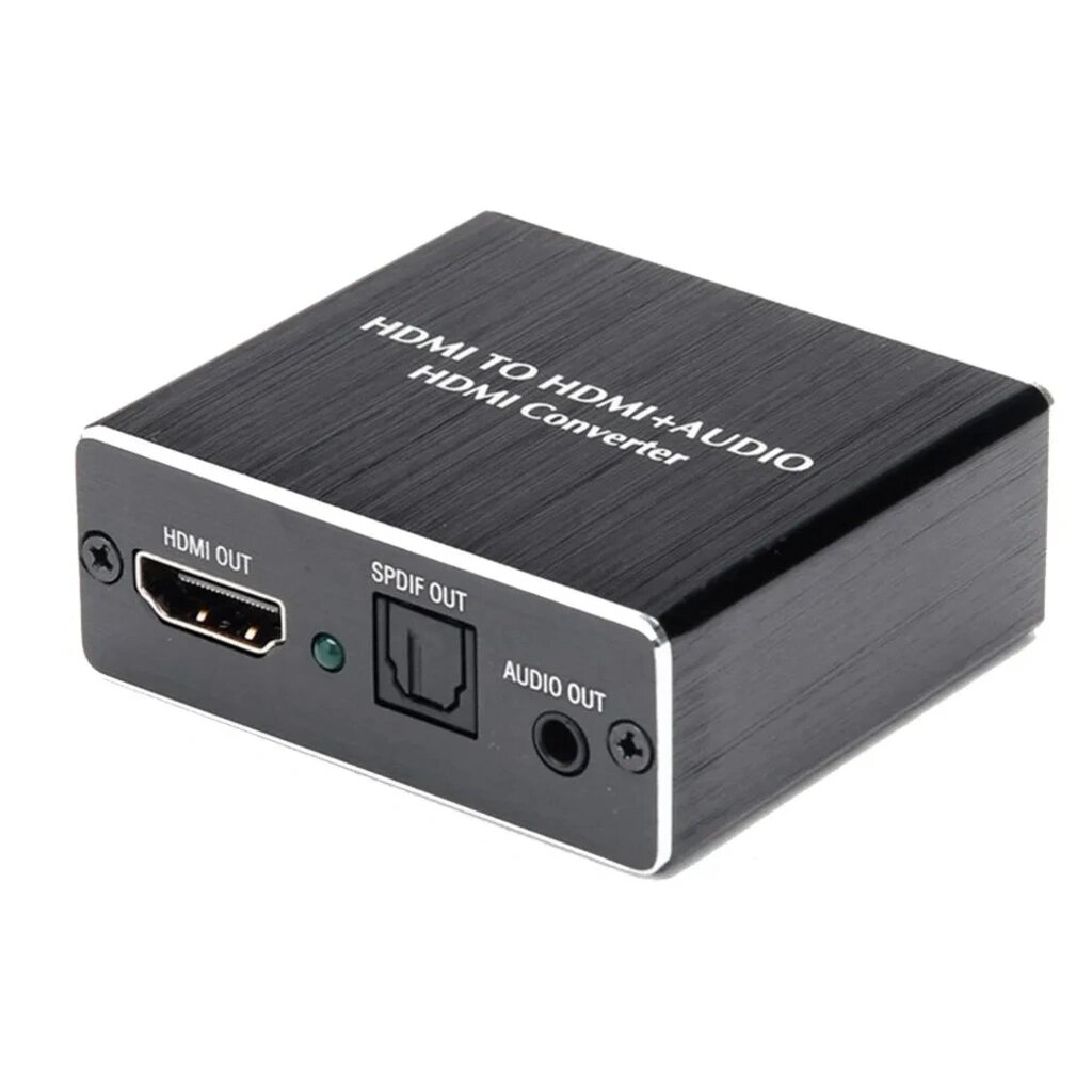 Аудиоэкстрактор HDMI to HDMI+Audio, SPDIF оптический, 4Kx2K, черный, Аксессуары, запчасти