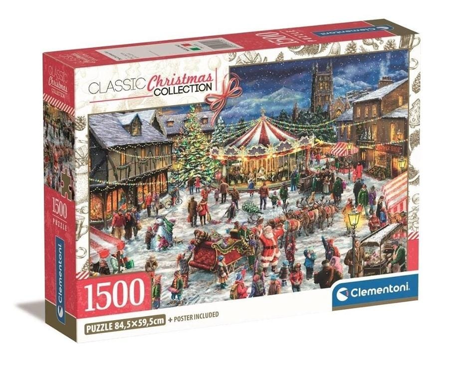 Пазл Clementoni Classic Christmas Collection, 1500 элементов, для детей