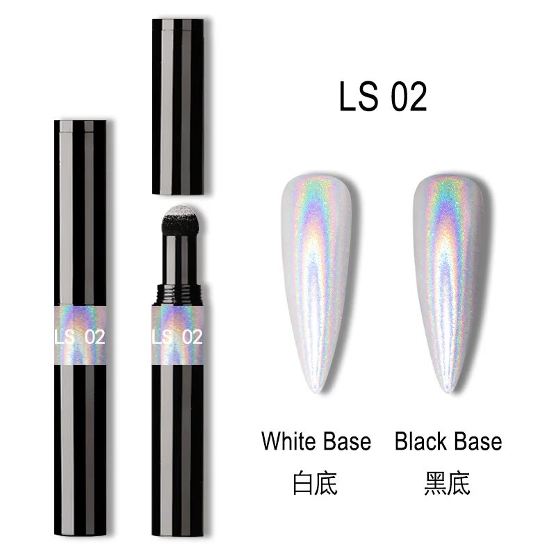 Зеркальная пудра для ногтей Taste-girl LS-02